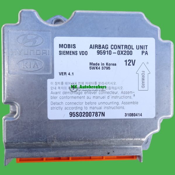 Hyundai I10 Airbag Control Module ECU 95910-0X200 Genuine